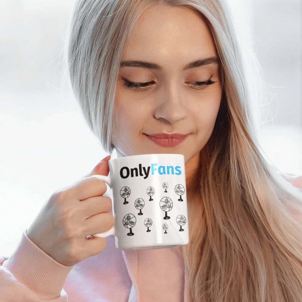 Only Fans Funny Gift Mug by Crude Creations.